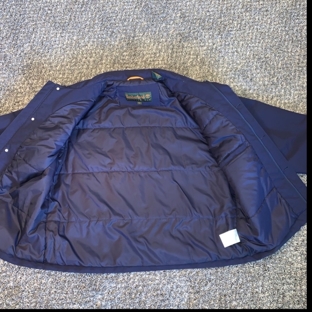 Timberland Weathergear Navy Coat - Large - Gem